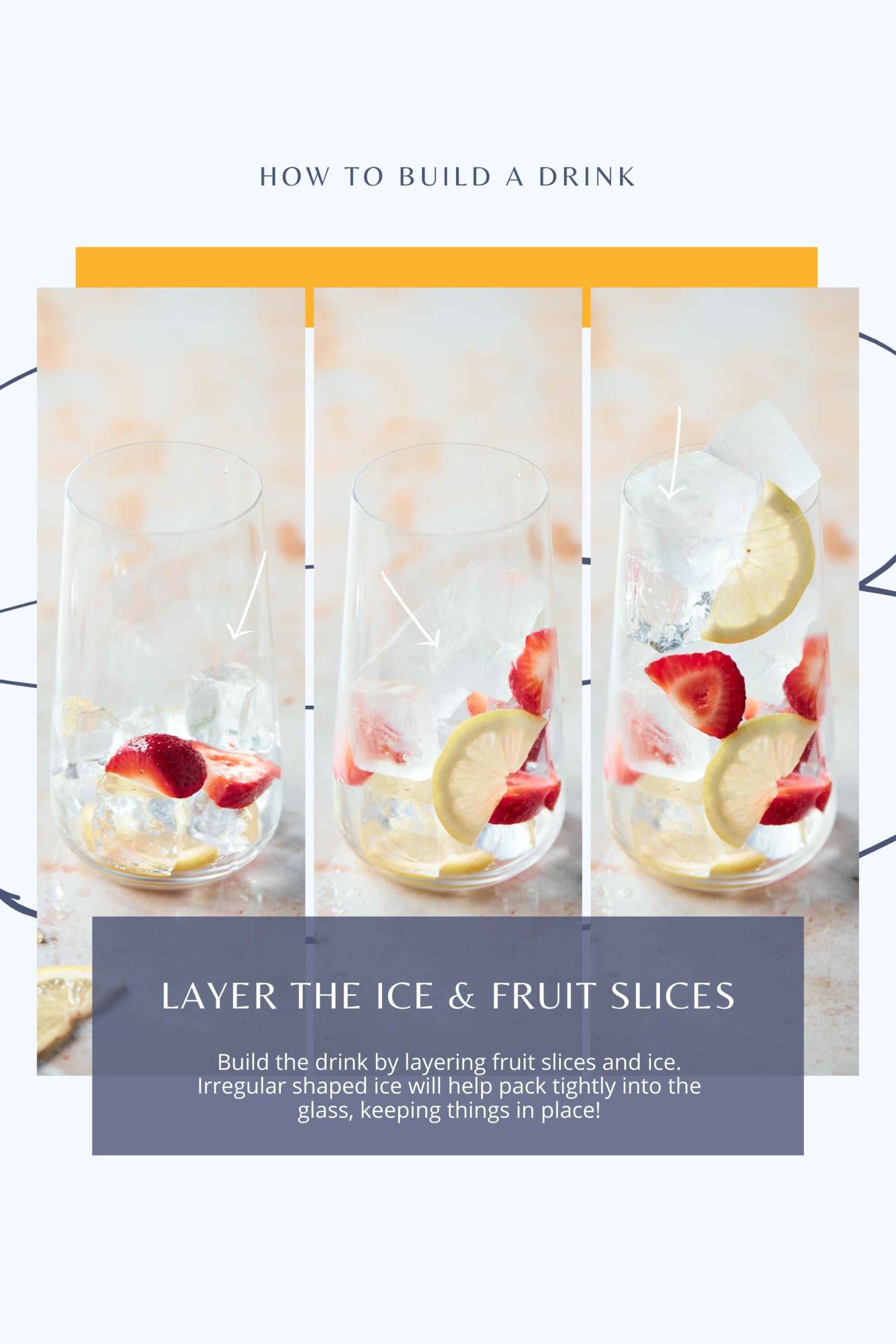 How To Layer Drinks For Photography Using Two Styling Tips